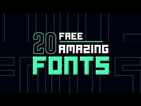 Top 20 Amazing Free Fonts||Best fonts||Cool Fonts Download || Font || T graphics