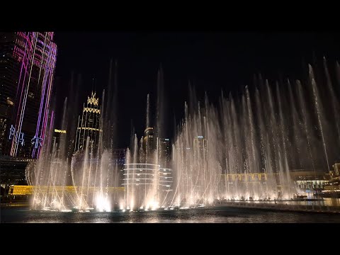 The Dubai Fountain - Lights & Laser Show 2025
