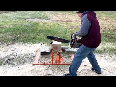 Mofo ported Stihl 036 Pro with CFB race chain first cuts
