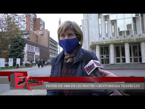 Pensie de 1000 de lei pentru croitoreasa teatrului
