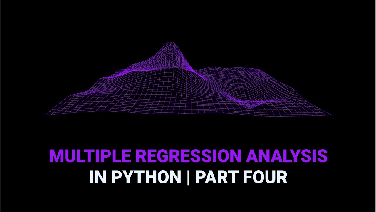 Multiple Regression Analysis in Python | Part 4