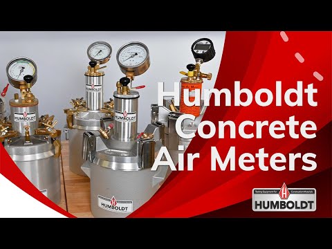 Concrete Air Meters for Construction Tests - Humboldt Testing Equipment
