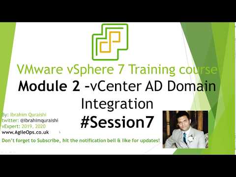 How to Add vCenter to AD for authentication and Integrating VMware ...