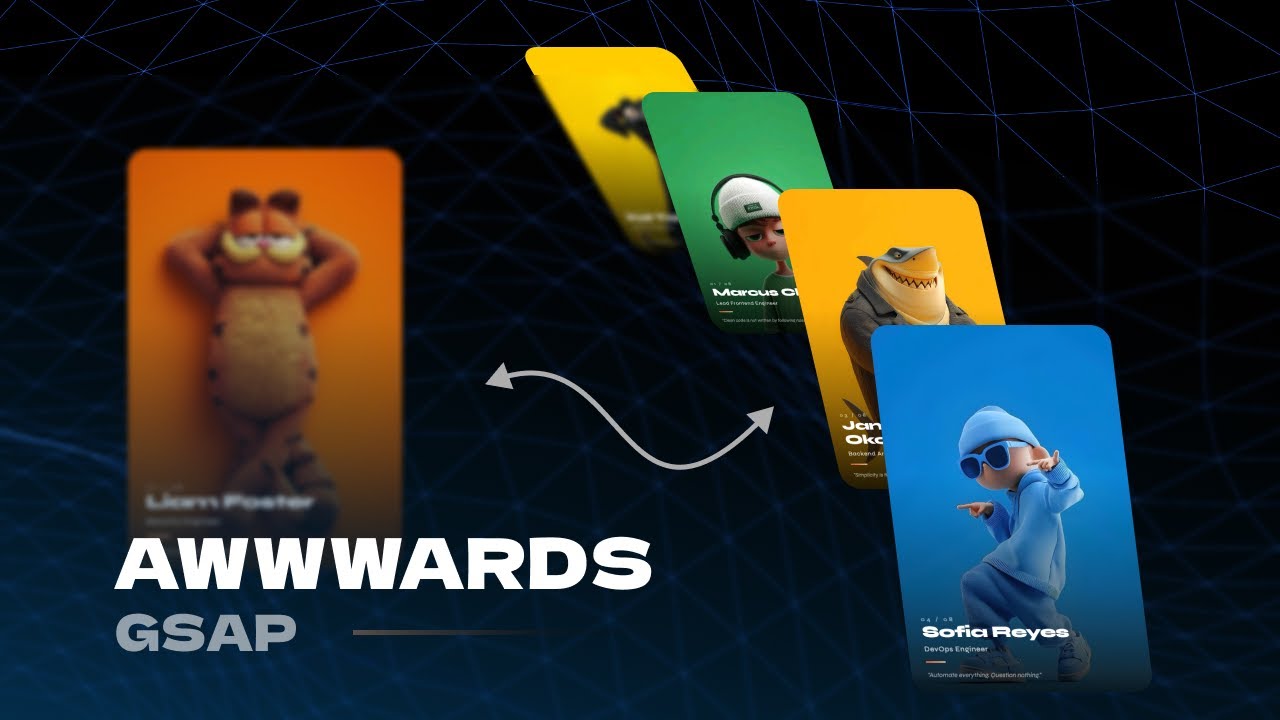 Awwwards-Winning 3D  Reveal Animation | GSAP ScrollTrigger Tutorial