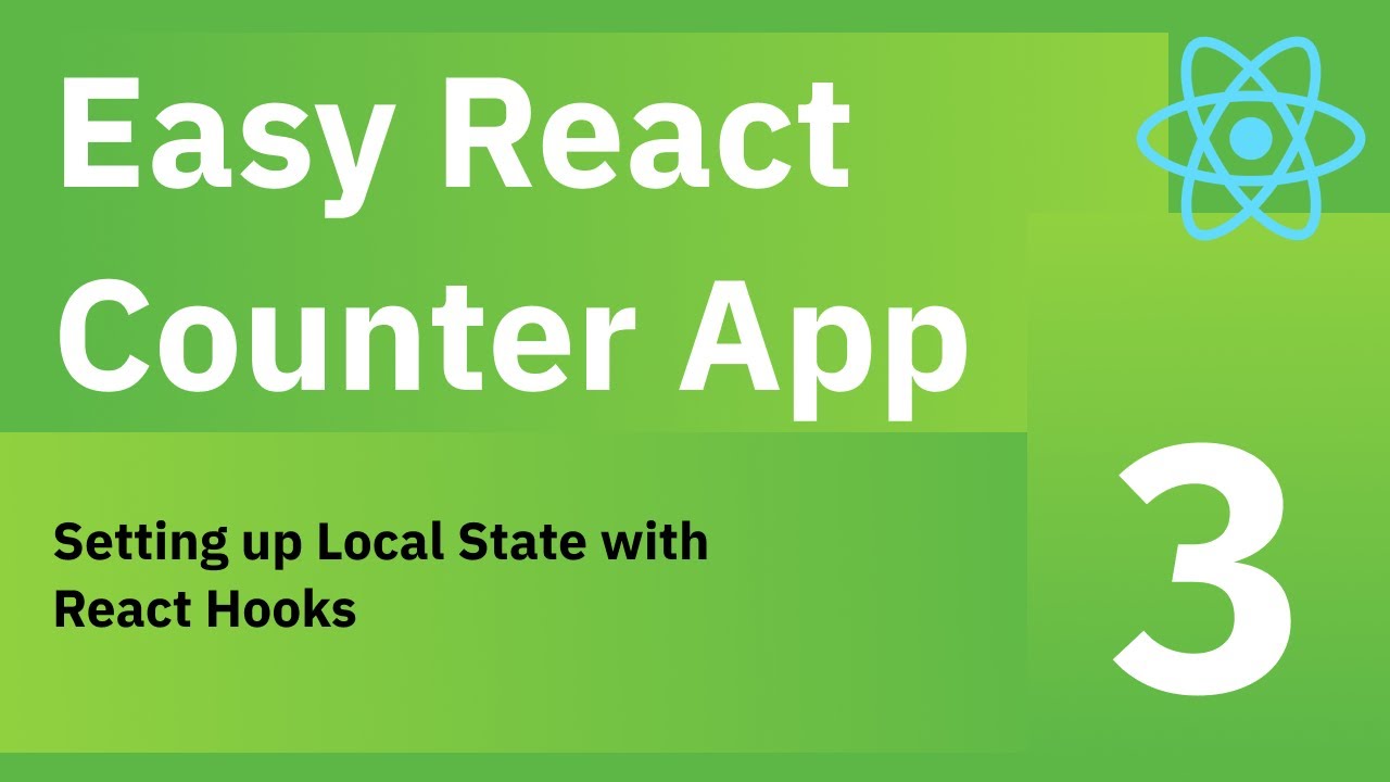 Easy React Counter Tutorial | 03 - Updating State with React Hooks