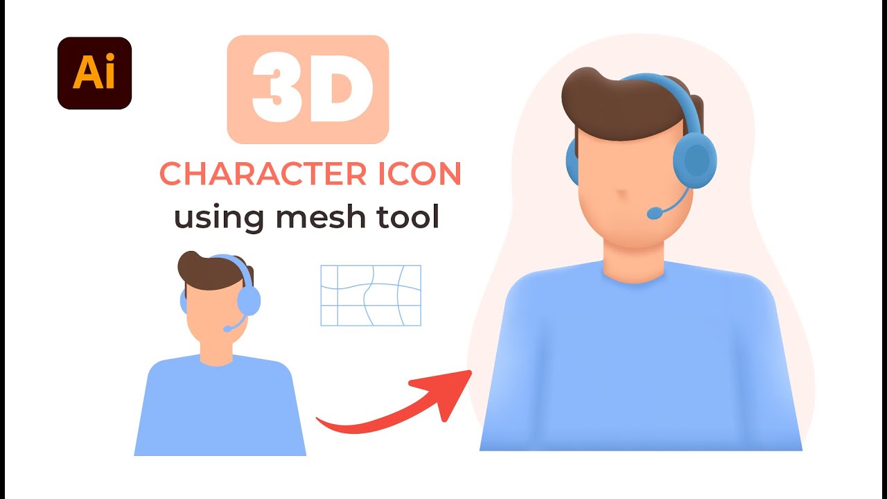 Speed art - 3D character icon
