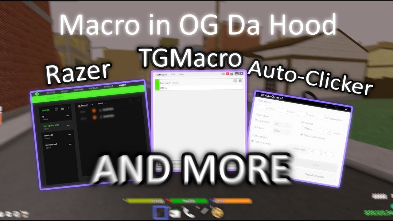 3rd Person Macro in Da Hood | Tutorial 2024