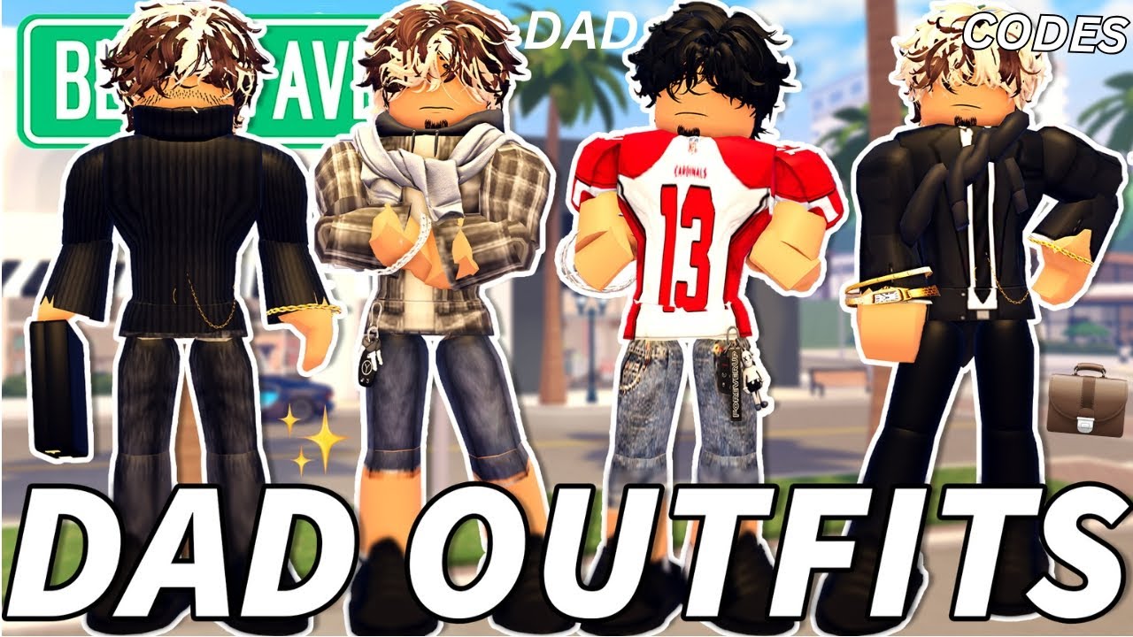 Realistic DAD OUTFITS & Outfit Codes For Berry Avenue!