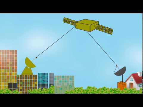 Satellite transmission for tv signal