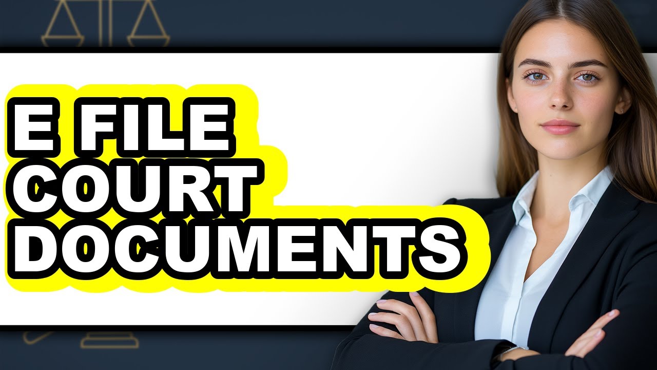 How to E-File Court Documents (The Only Way)