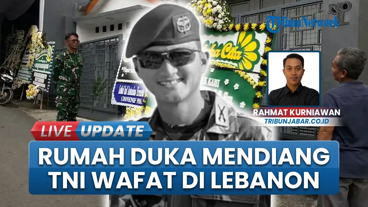Suasana Rumah Duka Kapten Inf Zulmi Aditya Iskandar yang Gugur di ...