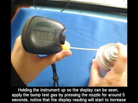 How to bump test your EII CO analyser