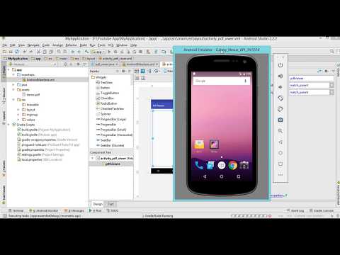 How to create PDF Viewer - Android Studio