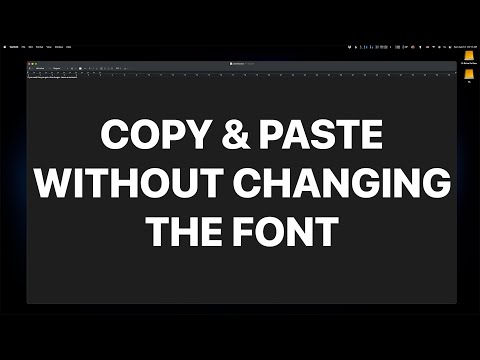 How To Copy & Paste on a Mac Without Changing The Font