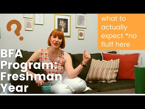What To Expect/Advice For Your First Year At A BFA!