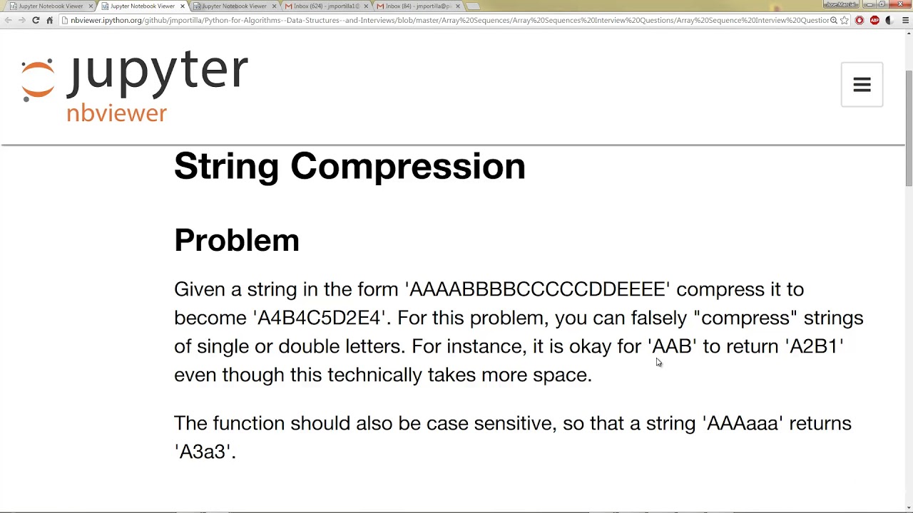 061 String Compression   Interview Problem