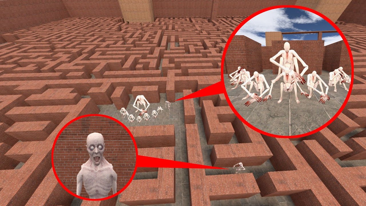 RUNNING FROM SCP-096 at Full SPEED #5 (Garry's Mod)