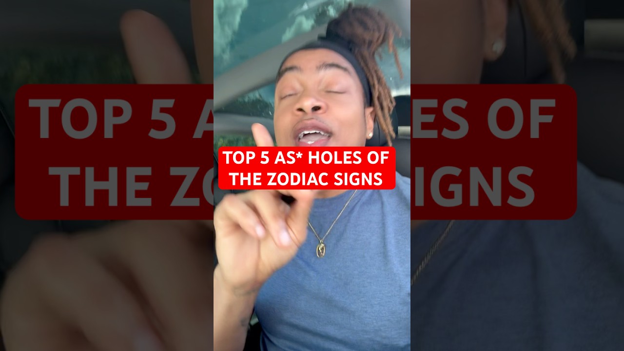 Top 5 As* holes Of The Zodiac Signs 😅 #zodiacsigns #astrology #ariesseason #ariesseason♈️