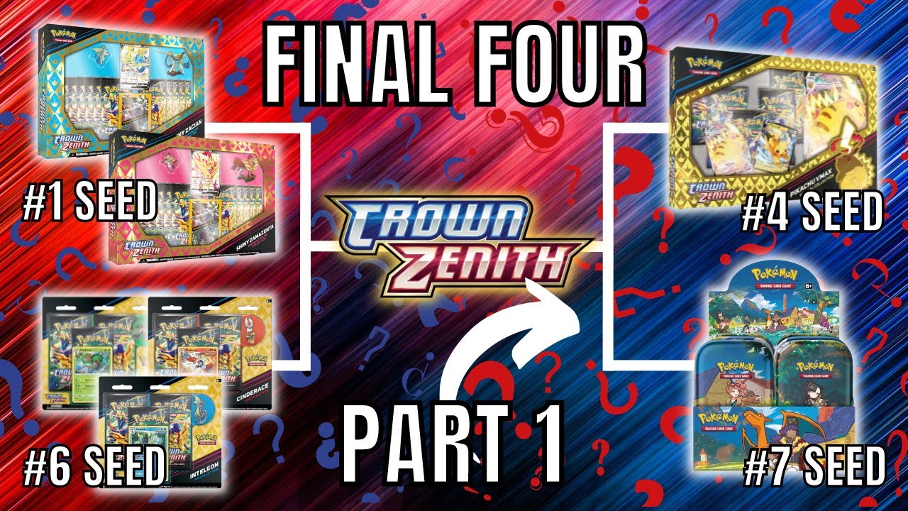 WHAT CROWN ZENITH PRODUCT IS BEST? FINAL 4 Part 1 - CZ Pikachu Box vs. CZ Mini Tins