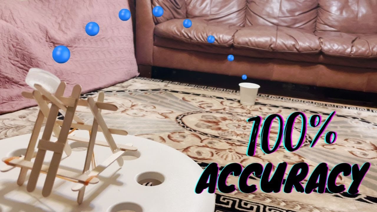 Accurate Catapult With Popsicle Sticks