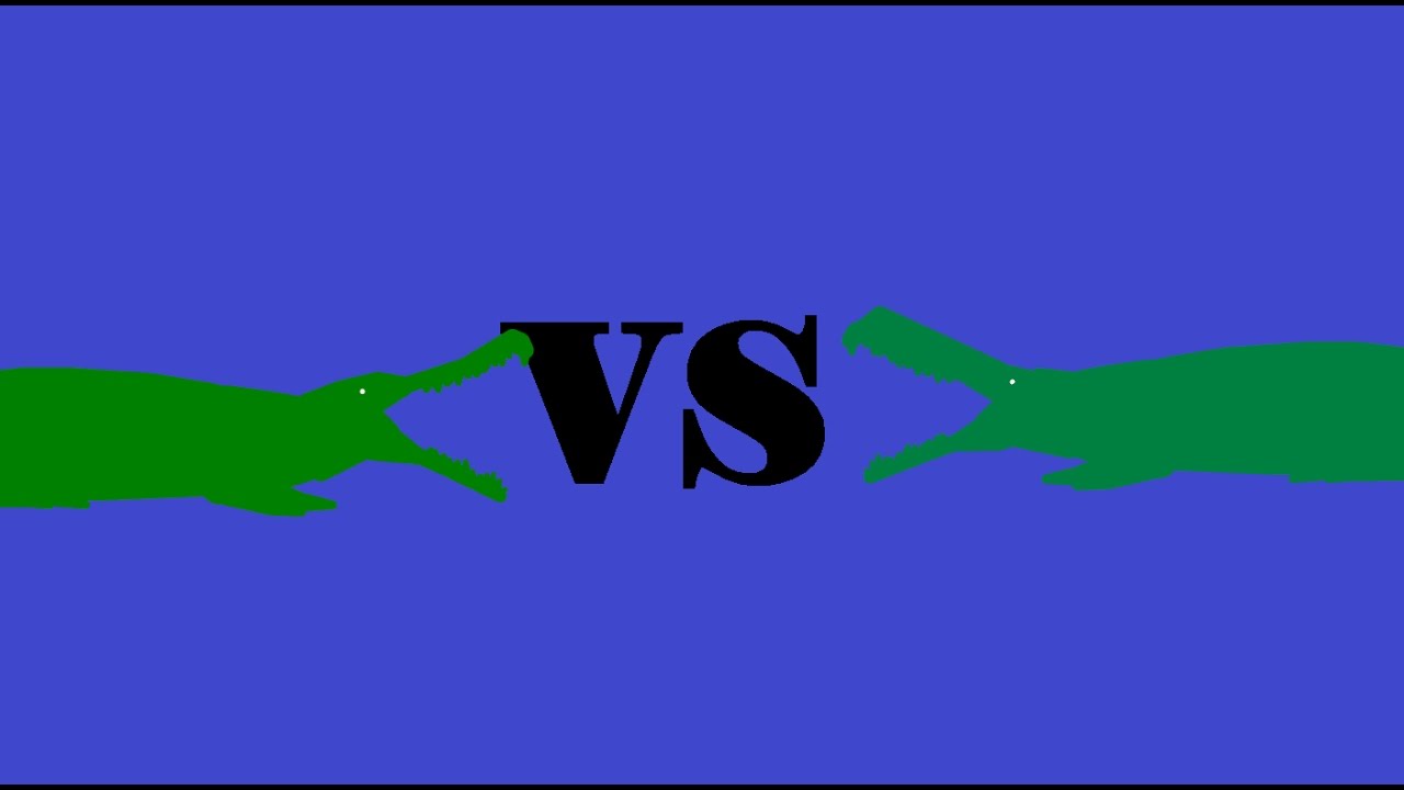 Sarcosuchus Vs Purussaurus