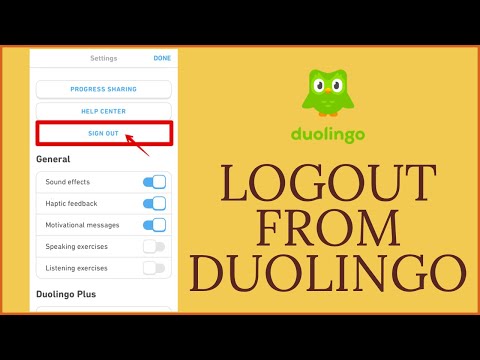 How to Logout of Duolingo App? Duolingo Login Sign Out 2021
