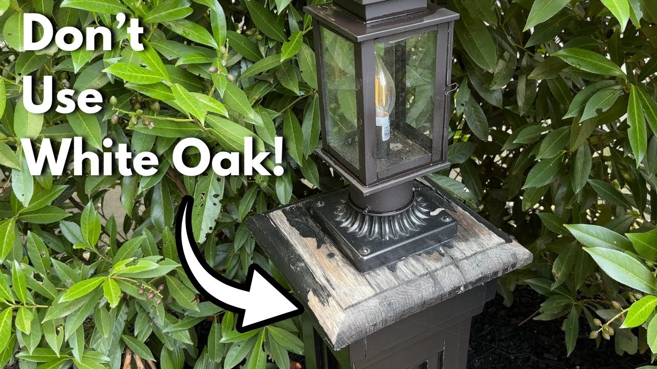 Don't use White Oak Outside