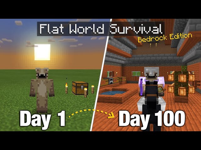 Top 5 things to do in a superflat Minecraft world