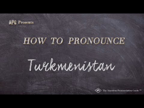 How to Pronounce Turkmenistan (Real Life Examples!)