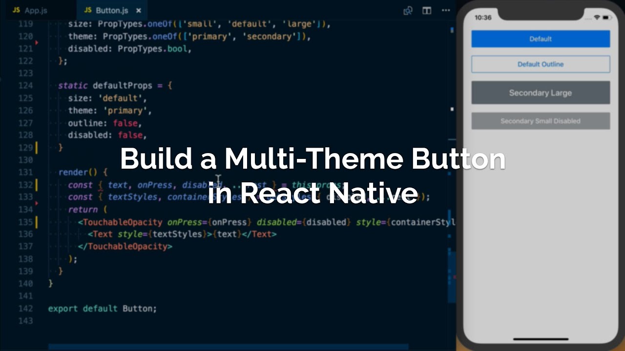 Building a React Native Multi-Theme Button