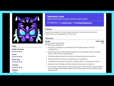 System Administrator Resume Primer