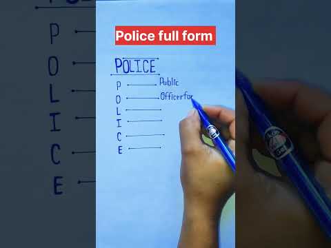 Police full form|| Full form of Police|| #shortvideo #fullform #police #short