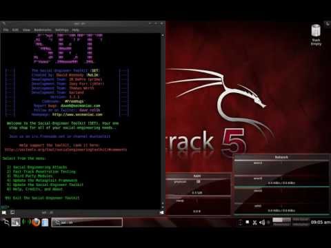 How to start a meterpreter session [SET&Ettercap]