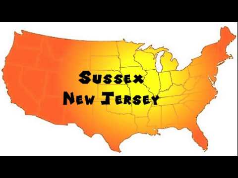 How to Say or Pronounce USA Cities — Sussex, New Jersey