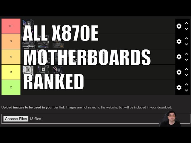 Comprehensive Tier List of X870E Motherboards: Which One Should You ...