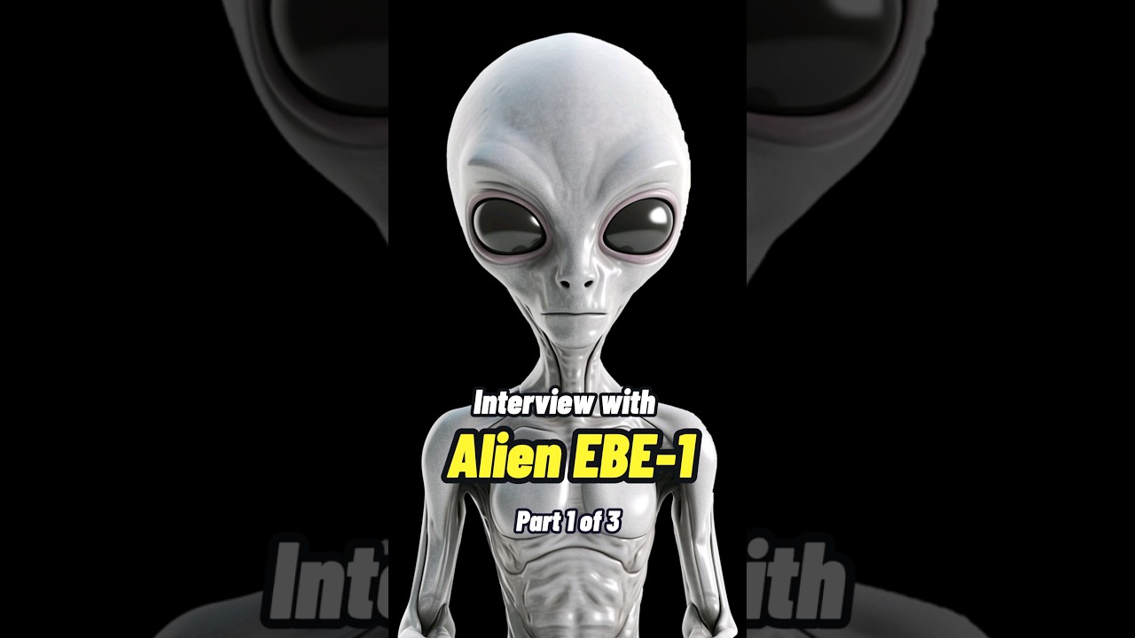 Interviewing the Alien named EBE-1 Part 1 #shorts #status 👽