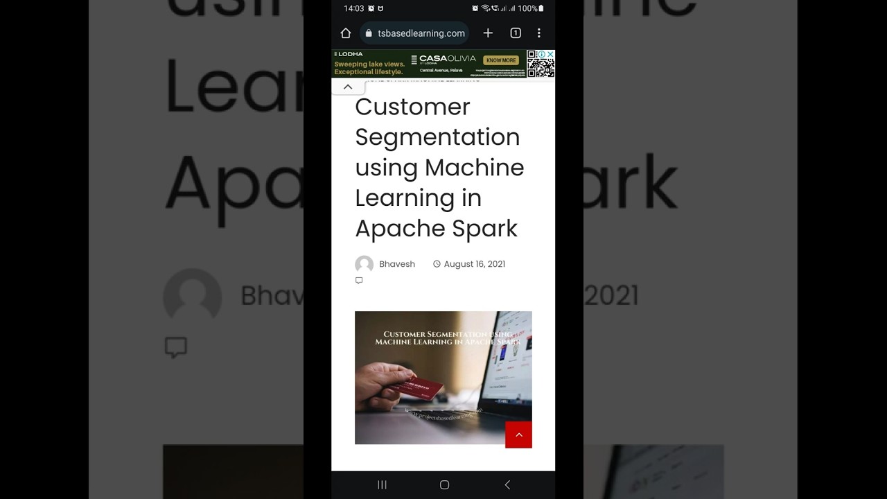 Customer Segmentation using Machine Learning in Apache Spark