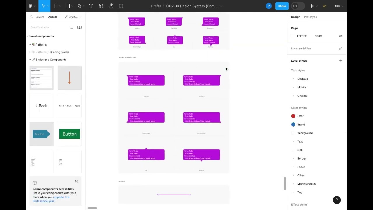 Getting started with Figma Components - Annotating for Accessibility