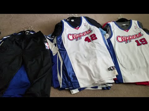 LOS ANGELES CLIPPERS GAME WORN/TEAM ISSUED, AUTHENTIC NBA JERSEY COLLECTION.