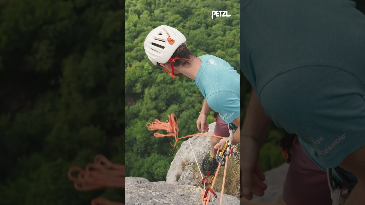 #Petzltips - Rappelling with a single rope and a pull cord.