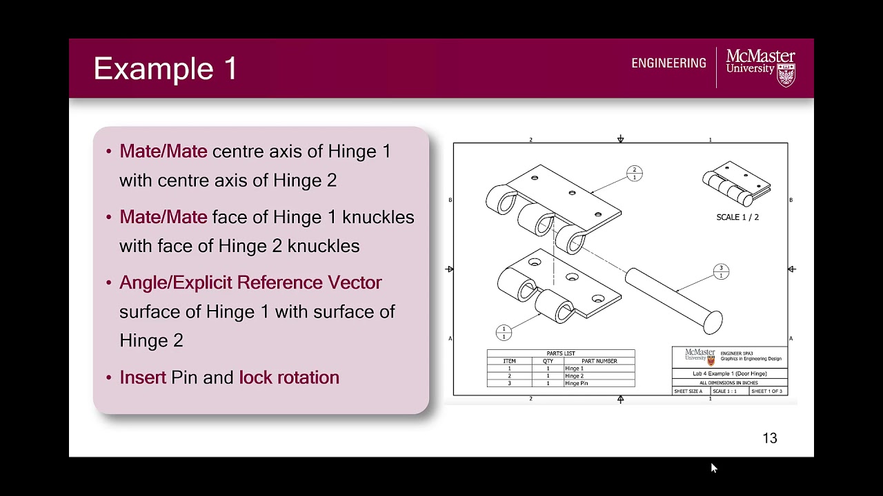Tutorial 4A.1 - Assembly Modelling in Autodesk Inventor