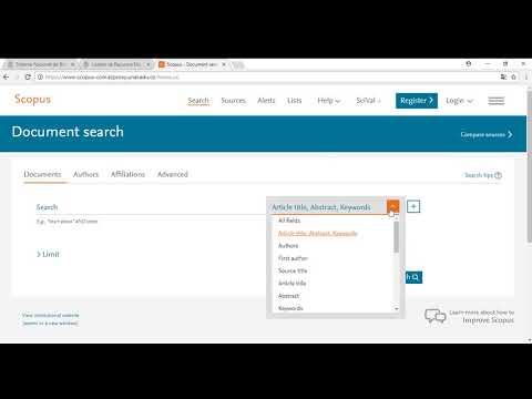 Instructivo sinab (Scopus, Springer journal) UNAL-MED