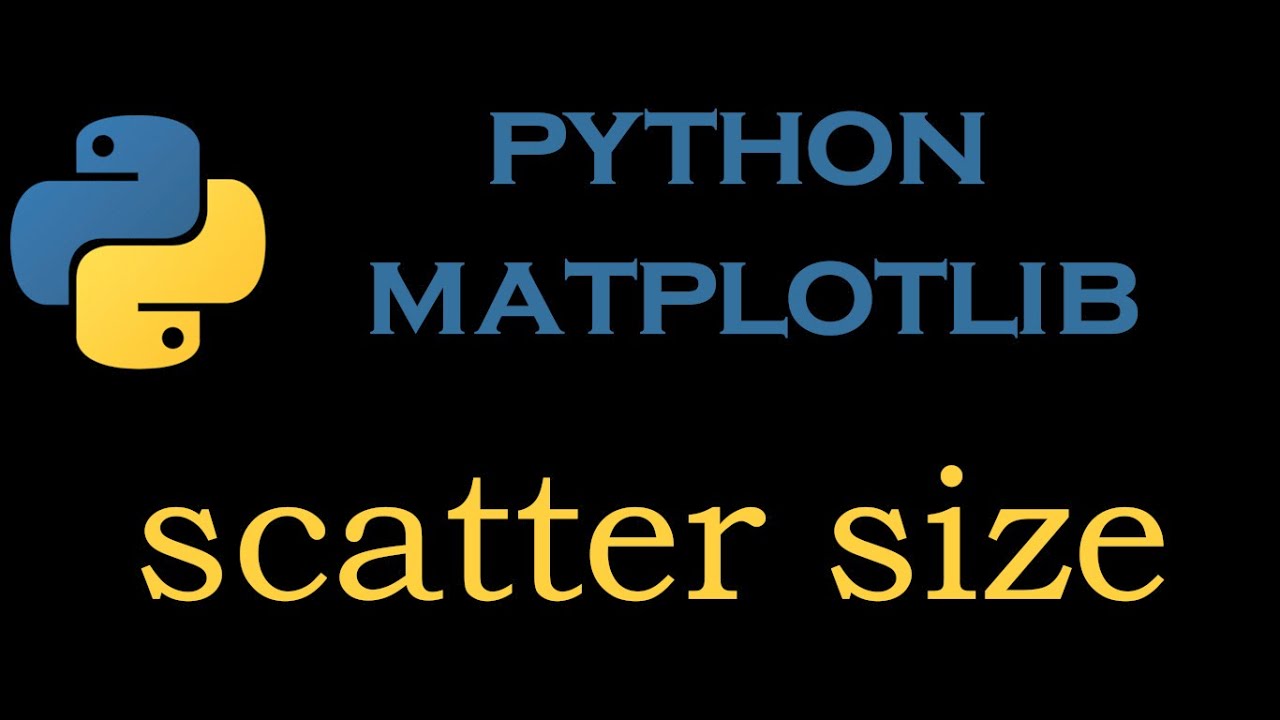 Python Matlotlib Module 10 # Scatter Size and Alpha