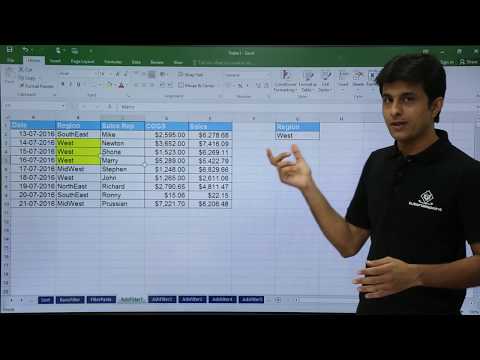 MS Excel: Advanced Filters Video Lecture - How to become an Expert of ...