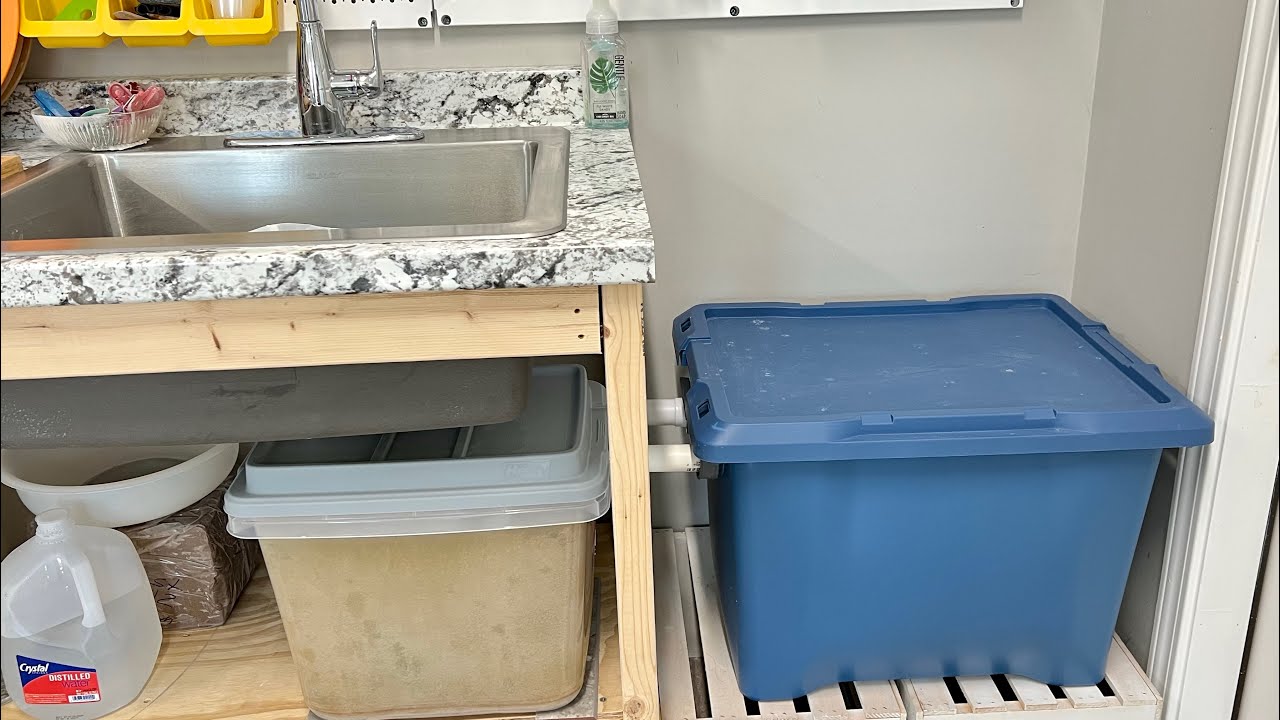 Studio clay trap, three bucket system! Prevents clay from going down the drain!