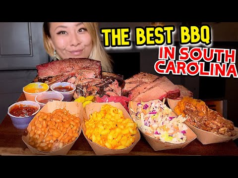 EATING THE BEST BBQ IN South Carolina at Rad Dad's BBQ in Anderson, SC!! #RainaisCrazy