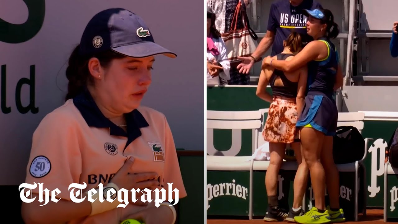 French Open controversy after doubles pair disqualified for hitting ...