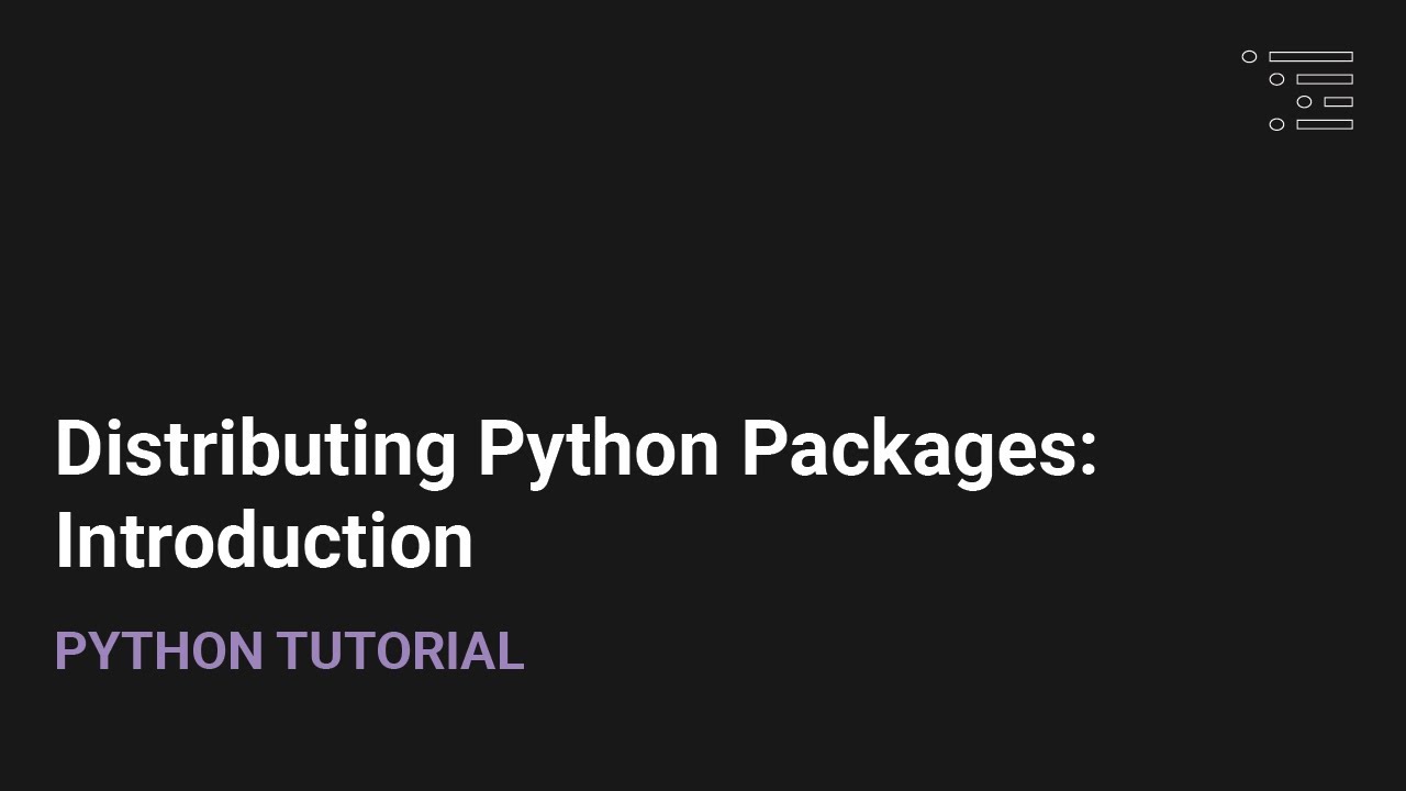 Distributing Python Packages: Introduction