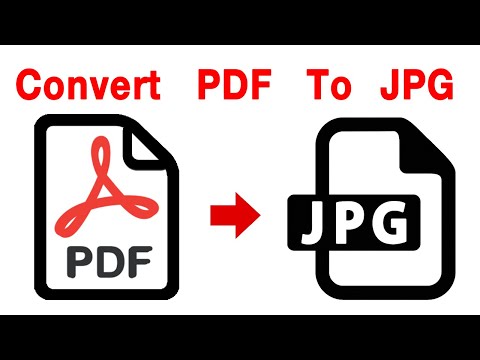 How To Convert PDF To JPG Image Online | Without any Program