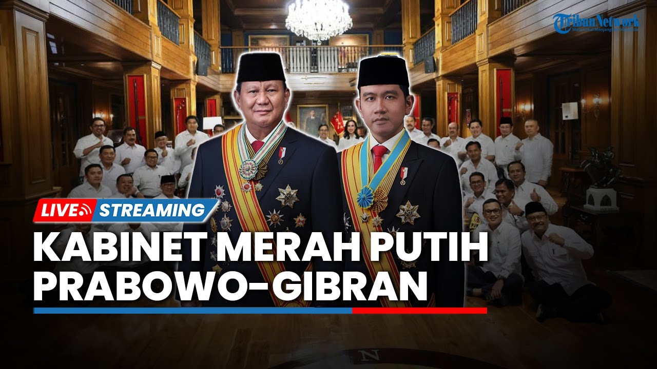 Prabowo Umumkan Susunan Menteri-Wamen Kabinet Merah Putih, Mayor Teddy ... Prabowo Umumkan Susunan Menteri-Wamen Kabinet Merah Putih, Mayor Teddy ...